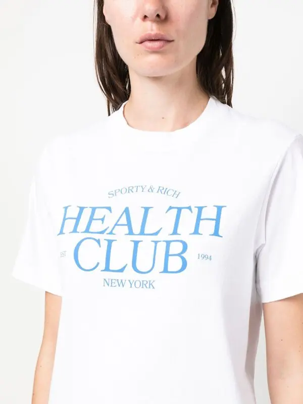 Sporty & Rich Logo-print T-shirt