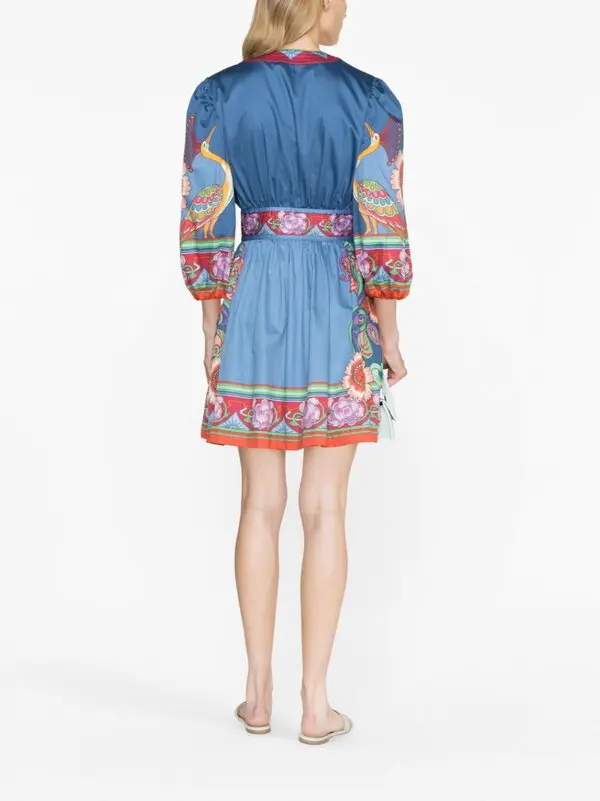 La DoubleJ Margherita Cotton Minidress - Blue