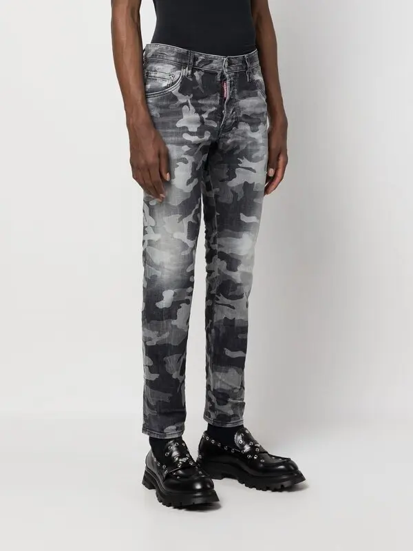 Dsquared2 Camouflage Bootcut Jeans