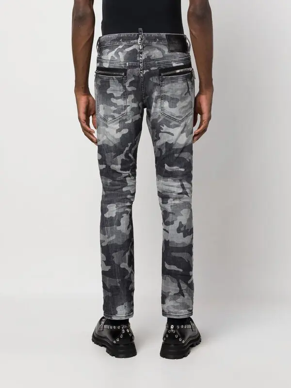 Dsquared2 Camouflage Bootcut Jeans