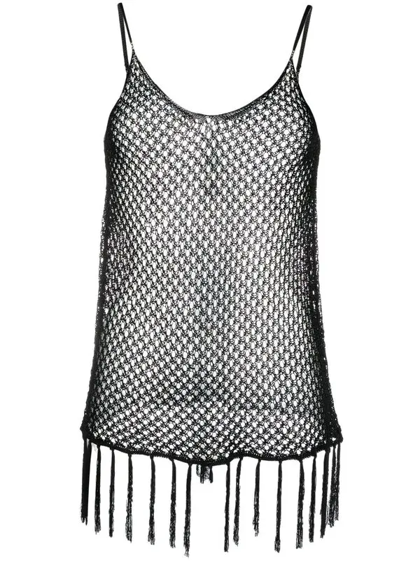 Dodo Bar Or Open-knit Top - Black