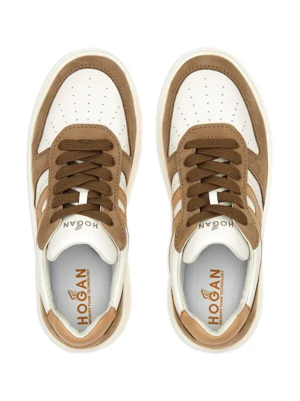 Hogan Logo-embellished Leather Sneakers