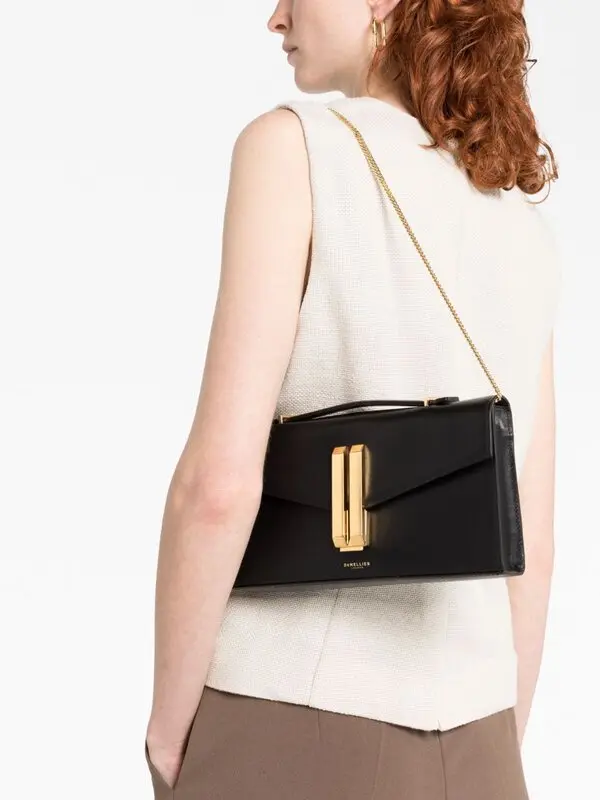 DEMELLIER Vancouver Leather Tote Bag - Black