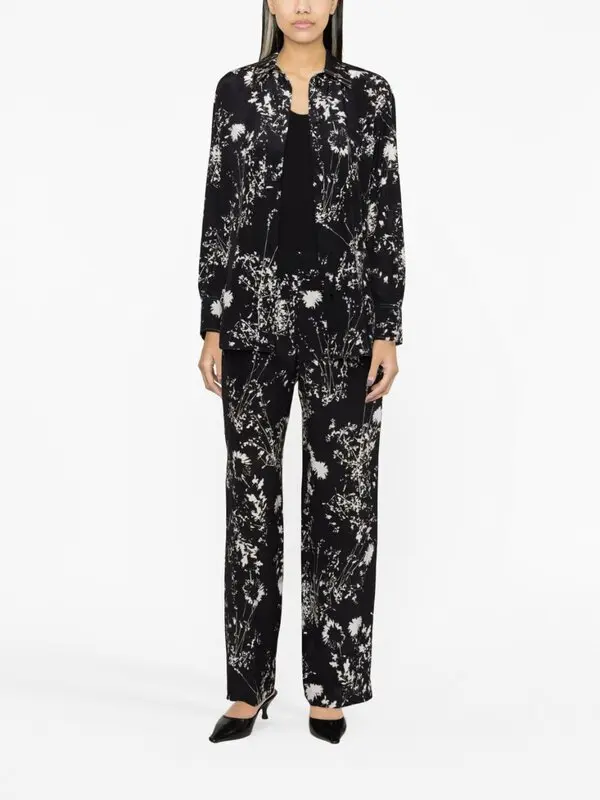 Victoria Beckham Floral-print Silk Shirt
