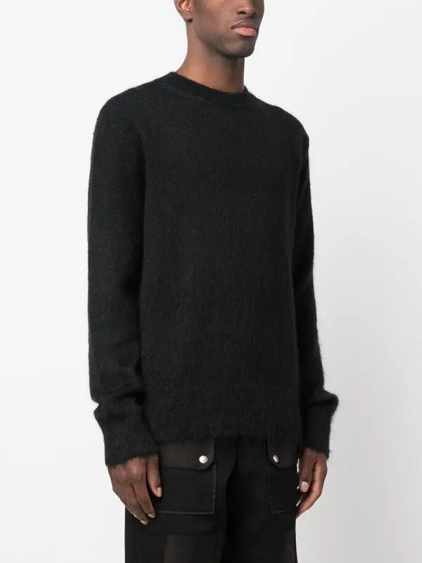 Off-White Arrow Intarsia Crew-neck Jumper - Black