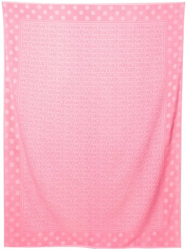 Versace Logo-print Towel