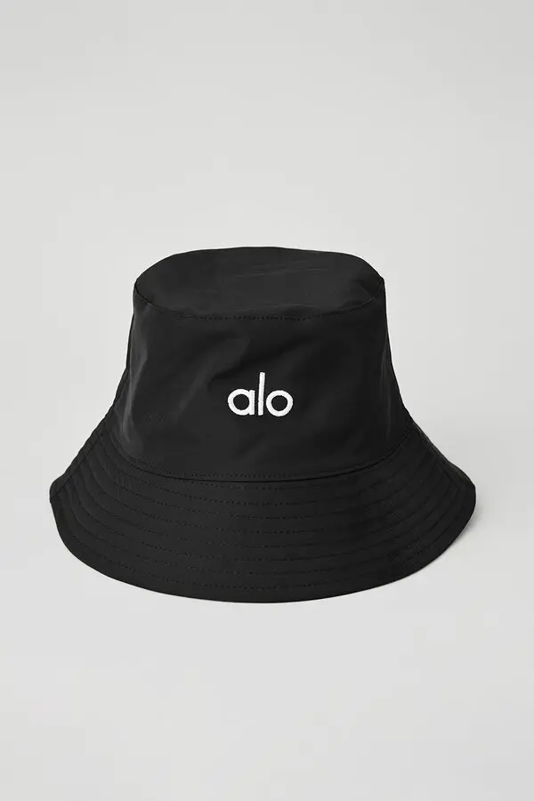 Alo Yoga Fundamental Bucket Hat - Black | Editorialist