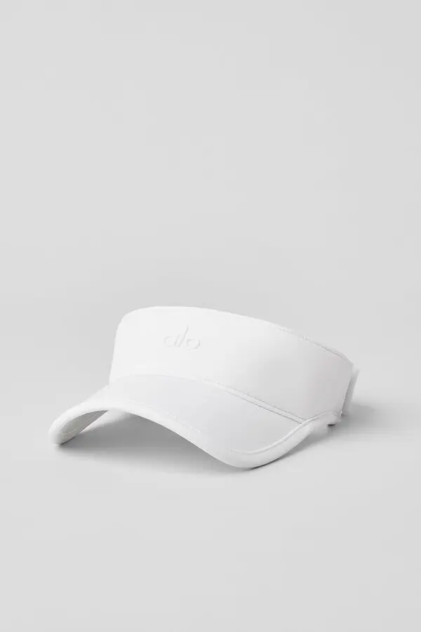 Alo Yoga Performance Eclipse Visor - White