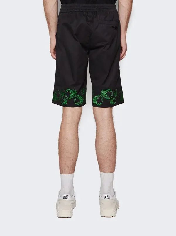 VEERT Heart Embroidered Shorts