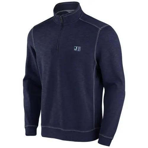 Tommy Bahama Jackson State Tigers Sport Tobago Bay Tri-blend Half-zip Jacket