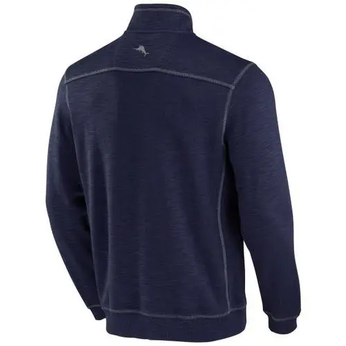 Tommy Bahama Jackson State Tigers Sport Tobago Bay Tri-blend Half-zip Jacket