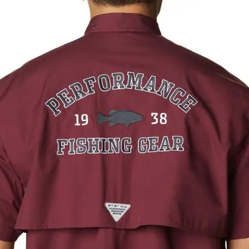 Columbia Texas A&m Aggies Bonehead Button-up Shirt