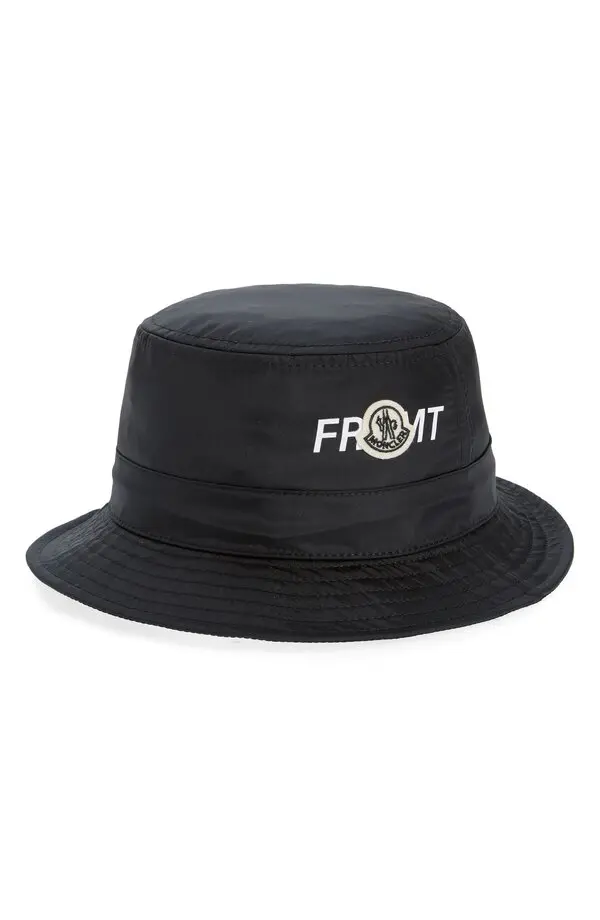 Moncler X Frgmt Logo Bucket Hat