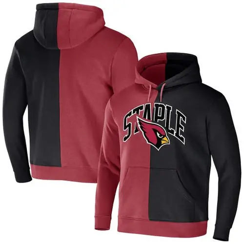 STAPLE Nfl X Arizona S Split Logo Pullover Hoodie