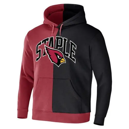 STAPLE Nfl X Arizona S Split Logo Pullover Hoodie