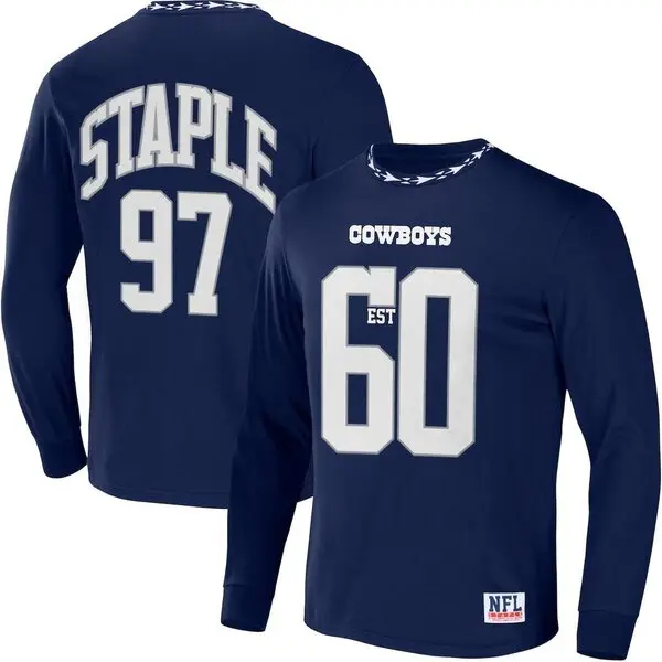 STAPLE Nfl X Dallas Cowboys Core Team Long Sleeve T-shirt - Navy
