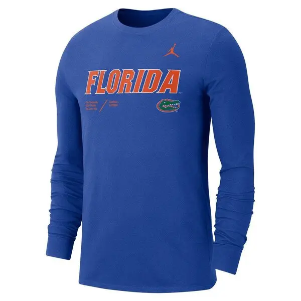 Jordan Brand Florida Gators Team Practice Performance Long Sleeve T-shirt
