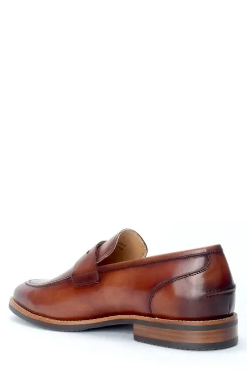 WARFIELD & GRAND Camino Penny Loafer - Cognac