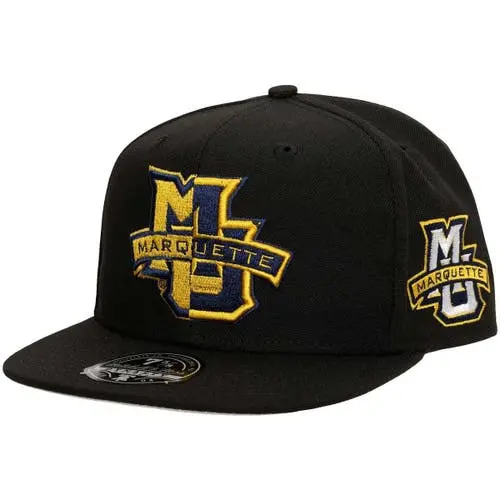 Mitchell & Ness Marquette Golden Eagles Lifestyle Fitted Hat