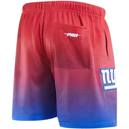 PRO STANDARD Red New York Giants Ombre Mesh Shorts