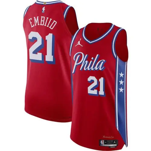 JORDAN BRAND Joel Embiid Philadelphia 76ers Authentic Player Jerseystatement Edition