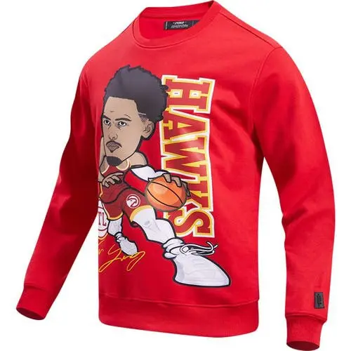 PRO STANDARD Trae Young Atlanta Hawks Avatar Pullover Sweatshirt