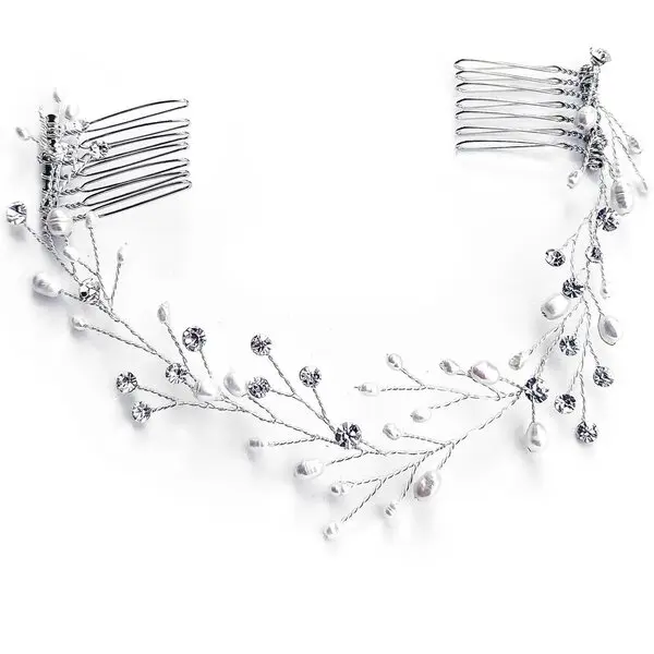 Brides & Hairpins Zylina Halo Comb - Silver