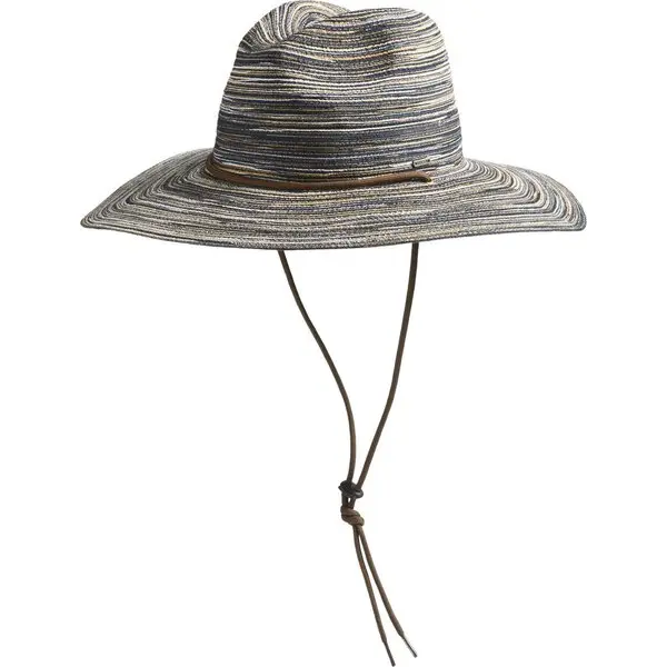 Brixton Mitch Packable Straw Sun Hat - Brown