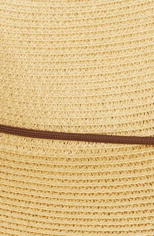 Brixton Mitch Packable Straw Sun Hat - Tan