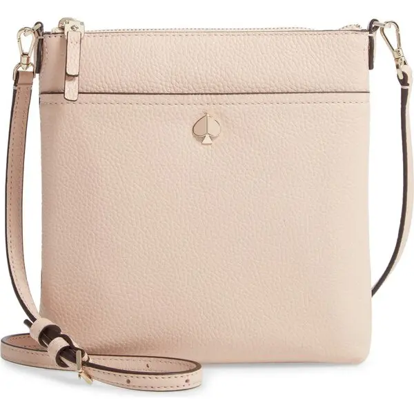 Kate Spade New York Polly Leather Crossbody Bag - Blush