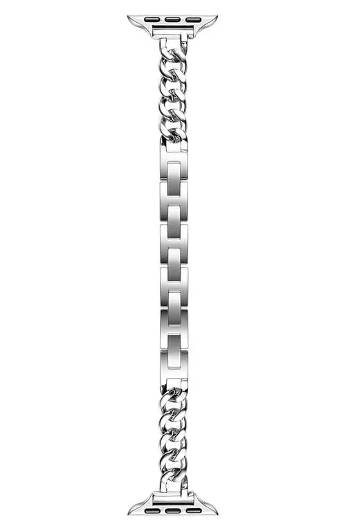 POSH TECH Nikki Stainless Steel Apple Watch Band - Silver