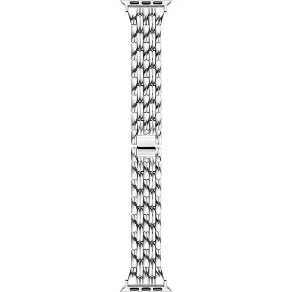 POSH TECH Stainless Steel Apple Watch® Band - Silver