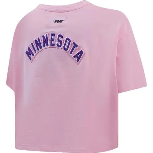 PRO STANDARD Minnesota Vikings Cropped Boxy T-shirt