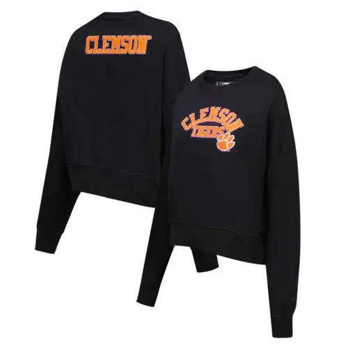 POST Clemson Tigers Classic 3-hit Pullover Sweatshirt