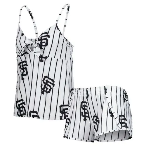 CONCEPTS SPORT San Francisco Giants Allover Print Tank Top & Shorts Sleep Set - White