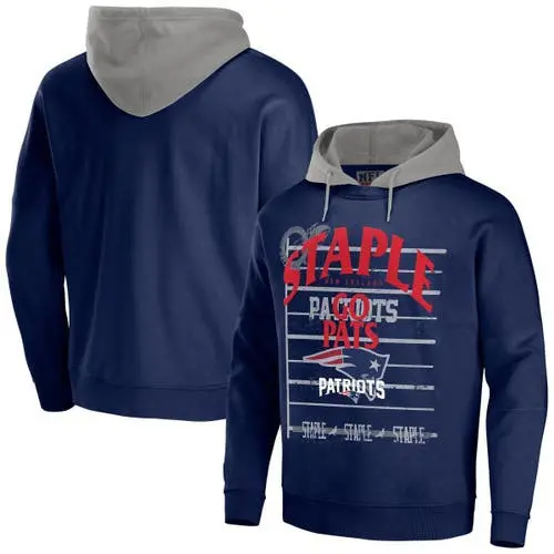 STAPLE Nfl X New England Patriots Throwback Vintage Wash Pullover Hoodie