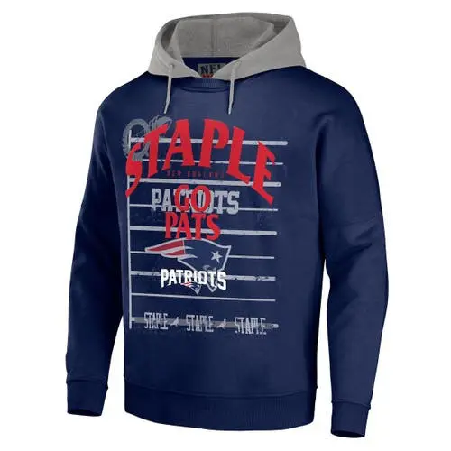 STAPLE Nfl X New England Patriots Throwback Vintage Wash Pullover Hoodie