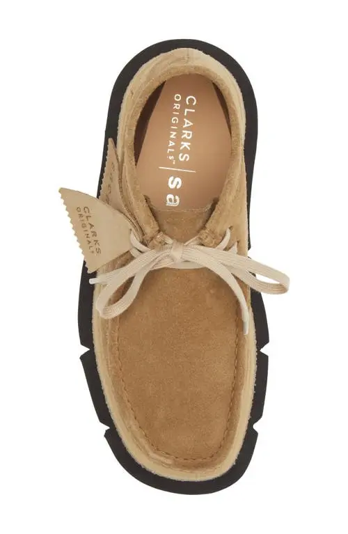Sacai Clarks® Original Hybrid Wallabee Lug Sole Chukka Boot In