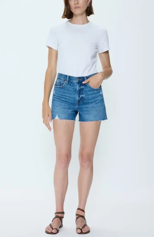 PISTOLA Nova High-waist Denim Shorts - Calling