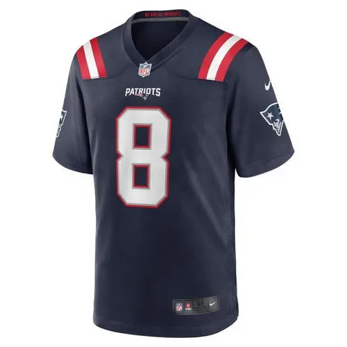 Nike Ja'whaun Bentley New England Patriots Game Player Jersey