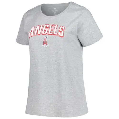 Profile Heather Gray Los Angeles Angels T-shirt Combo Pack