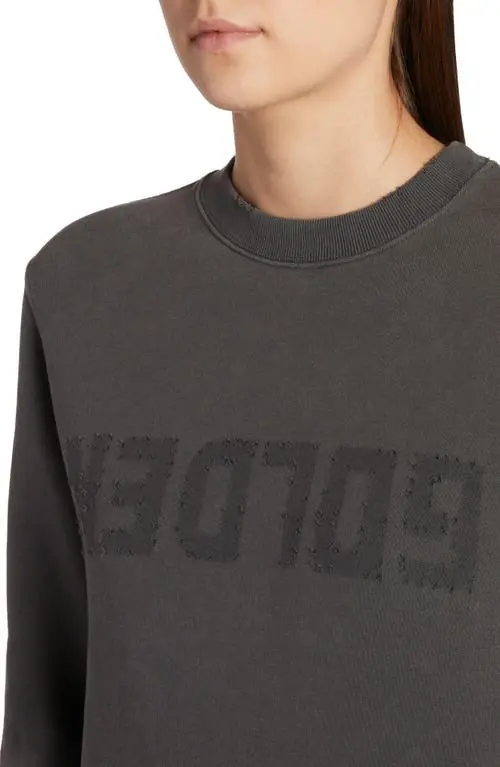 GOLDEN GOOSE Distressed Logo Graphic Sweatshirt