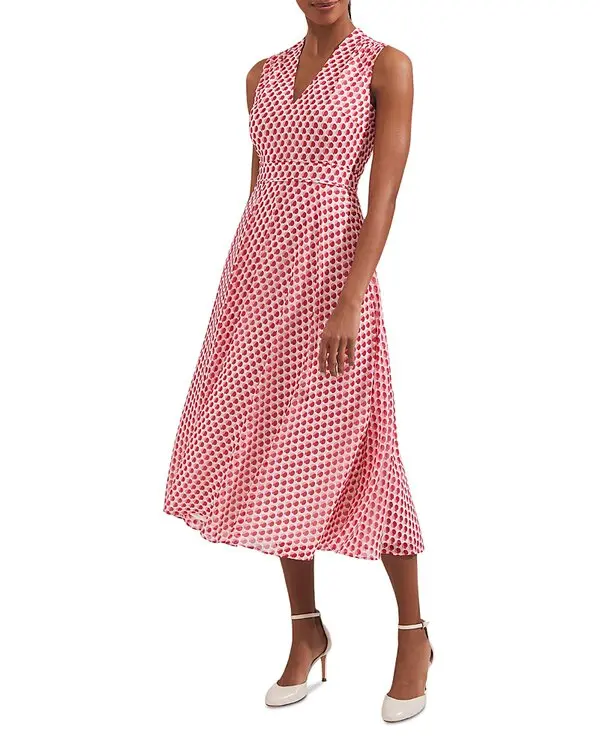 HOBBS LONDON Lucy Printed Midi Dress