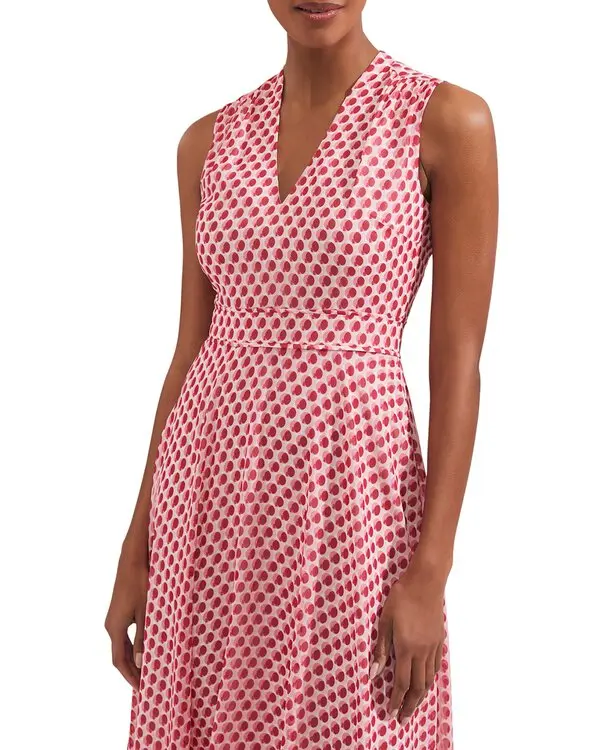 HOBBS LONDON Lucy Printed Midi Dress