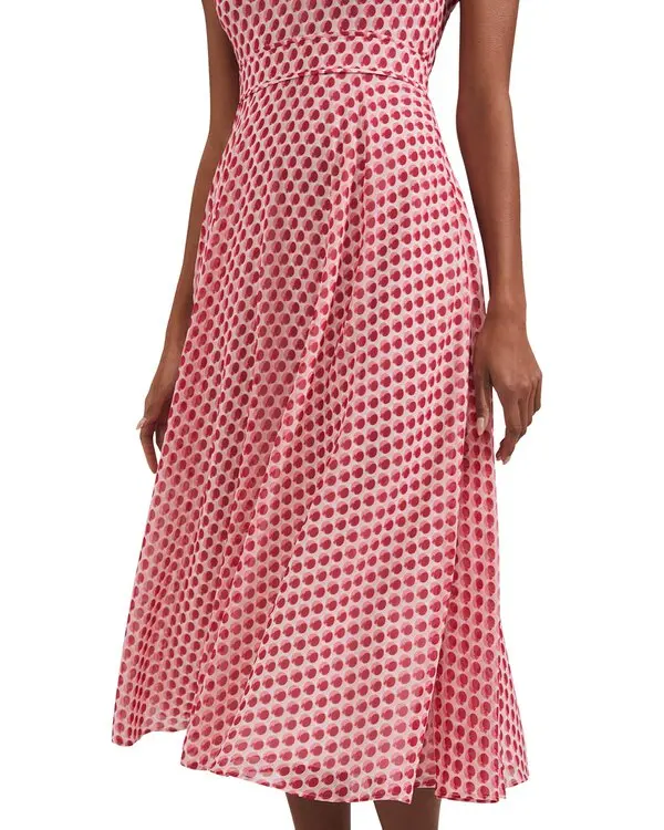 HOBBS LONDON Lucy Printed Midi Dress