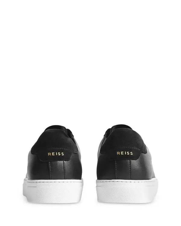 REISS Finley Low Top Sneakers - Black