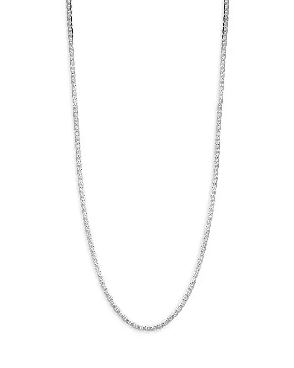 MILANESI AND CO 4mm Mariner Link Chain Necklace - Silver