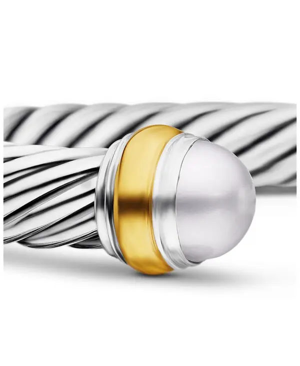 David Yurman Classic Cable Bracelet - Pearl