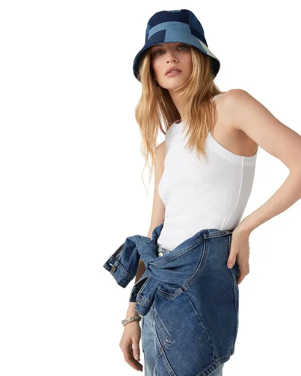 Ba&sh Cynda Ribbed Tank Top