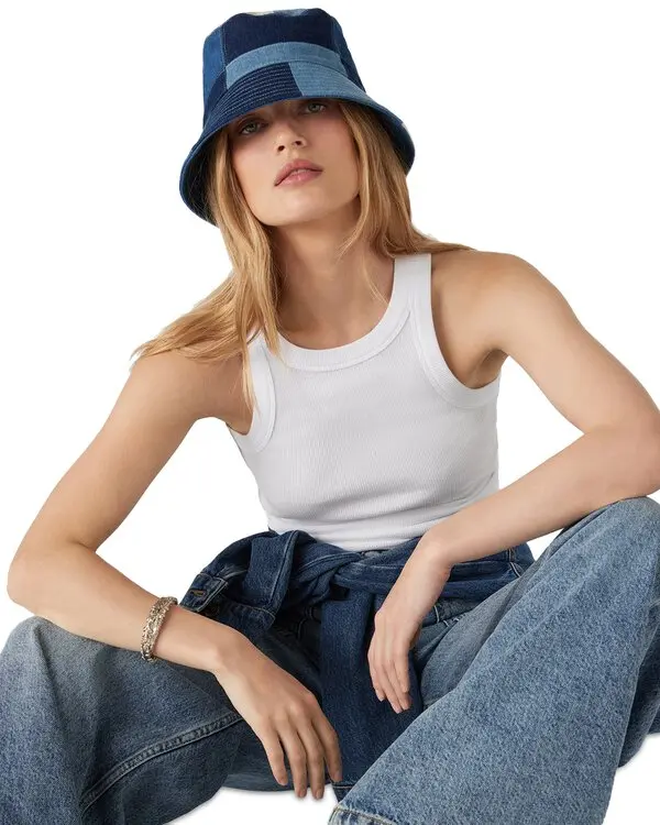 Ba&sh Cynda Ribbed Tank Top